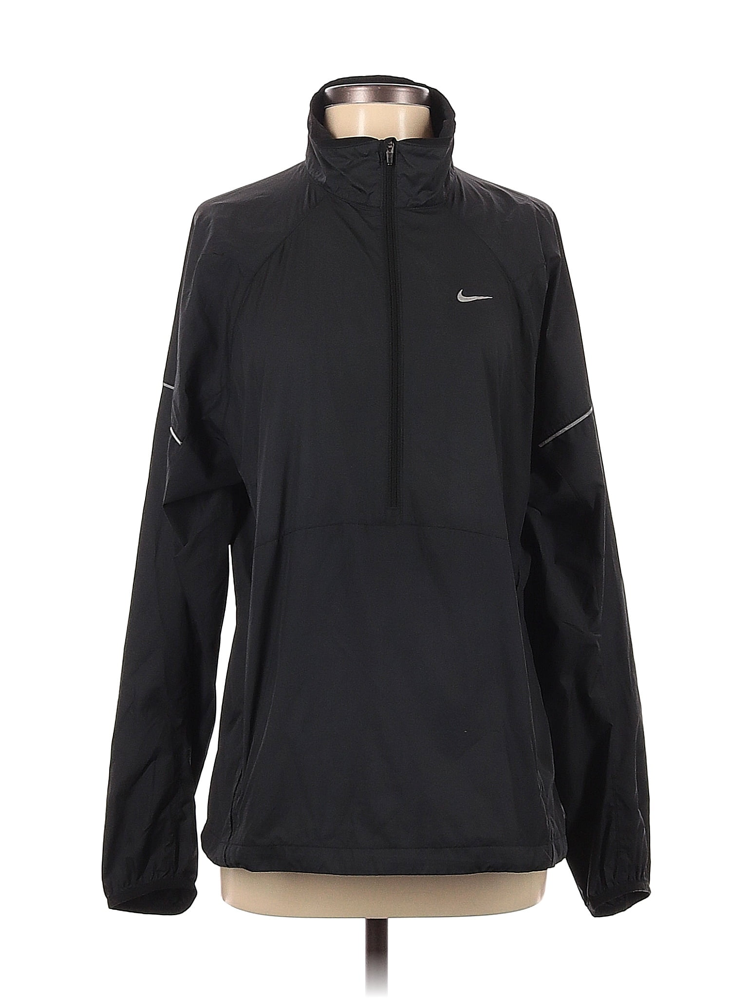 Nike 100% Polyester Black Track Jacket Size M - 72% off | thredUP