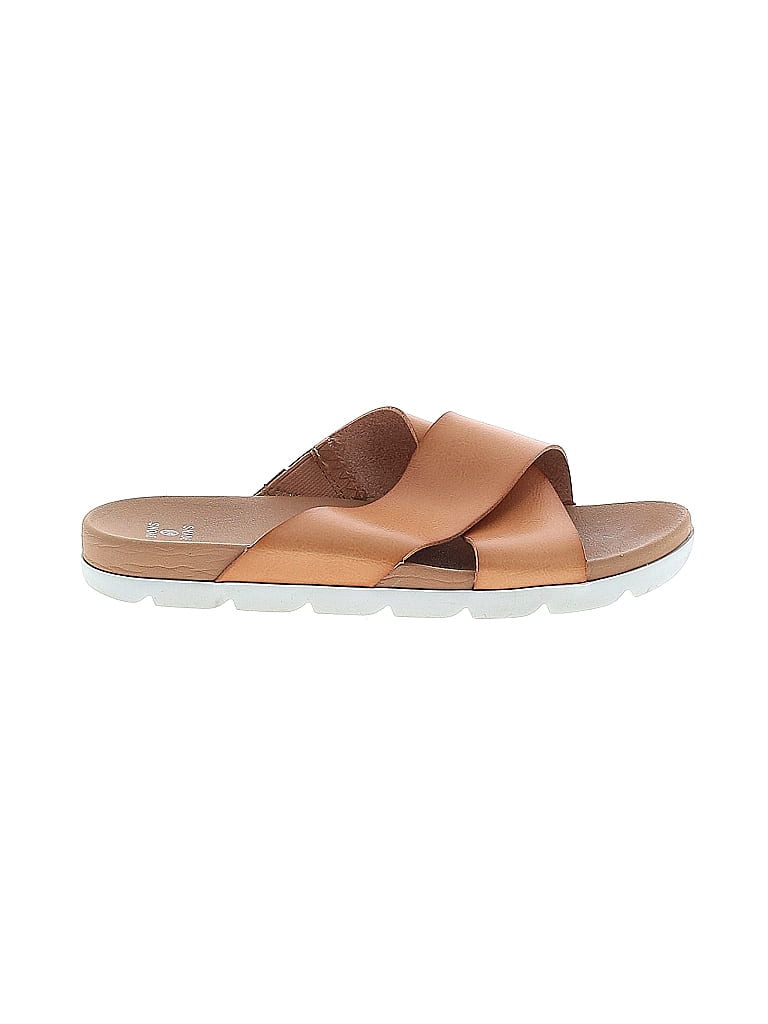 Shade & Shore Solid Brown Sandals Size 9 - 56% off | thredUP