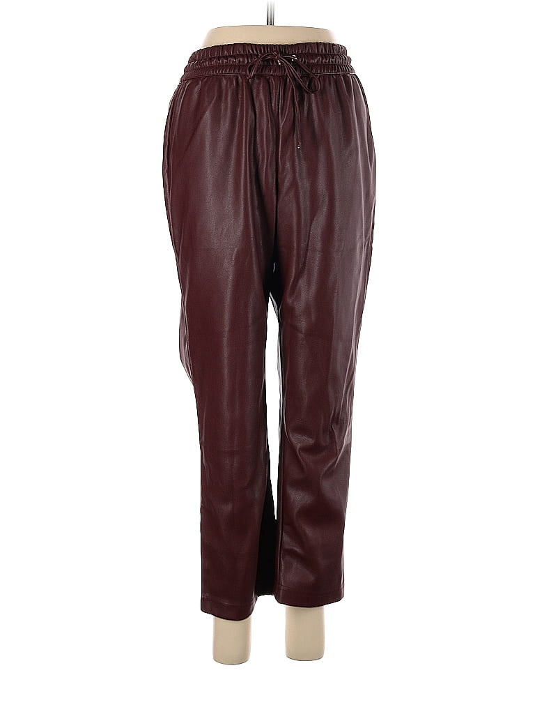 Marc New York 100% Polyurethane Solid Maroon Burgundy Faux Leather ...