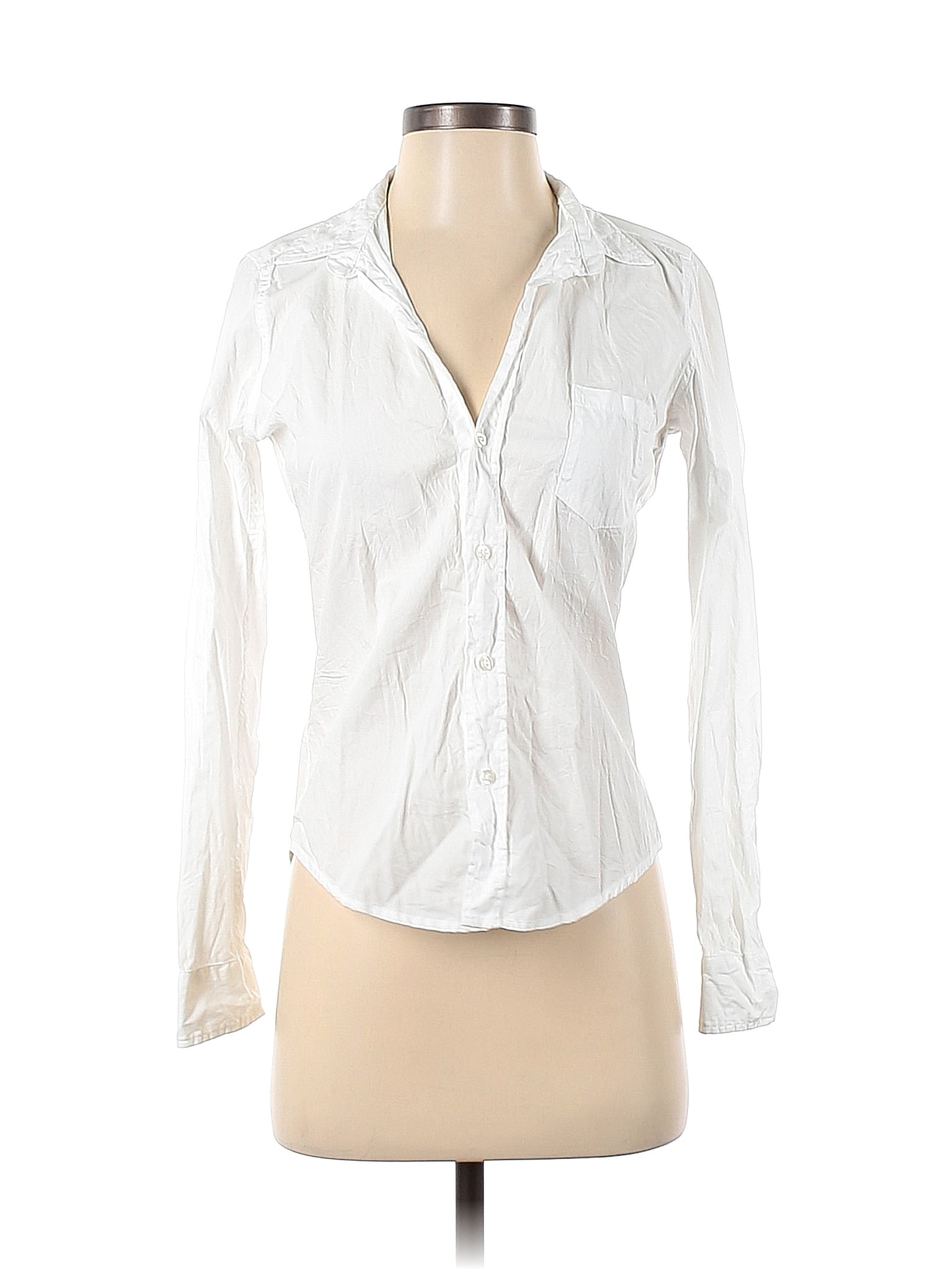 Frank & Eileen 100% Cotton White Long Sleeve Button-Down Shirt Size XS - 76% off | thredUP