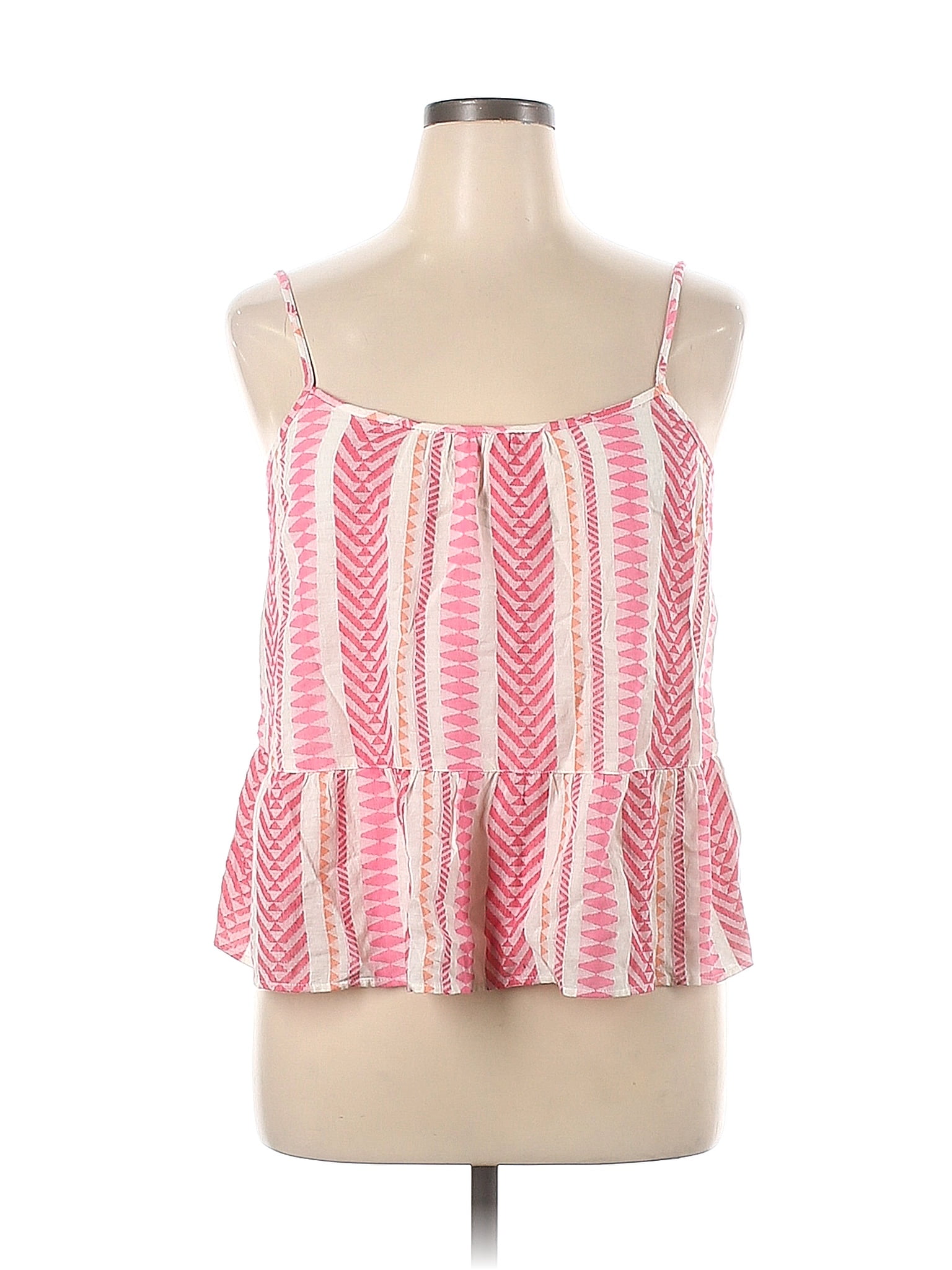 Ann Taylor LOFT Outlet Pink Sleeveless Top Size L - 72% off | ThredUp