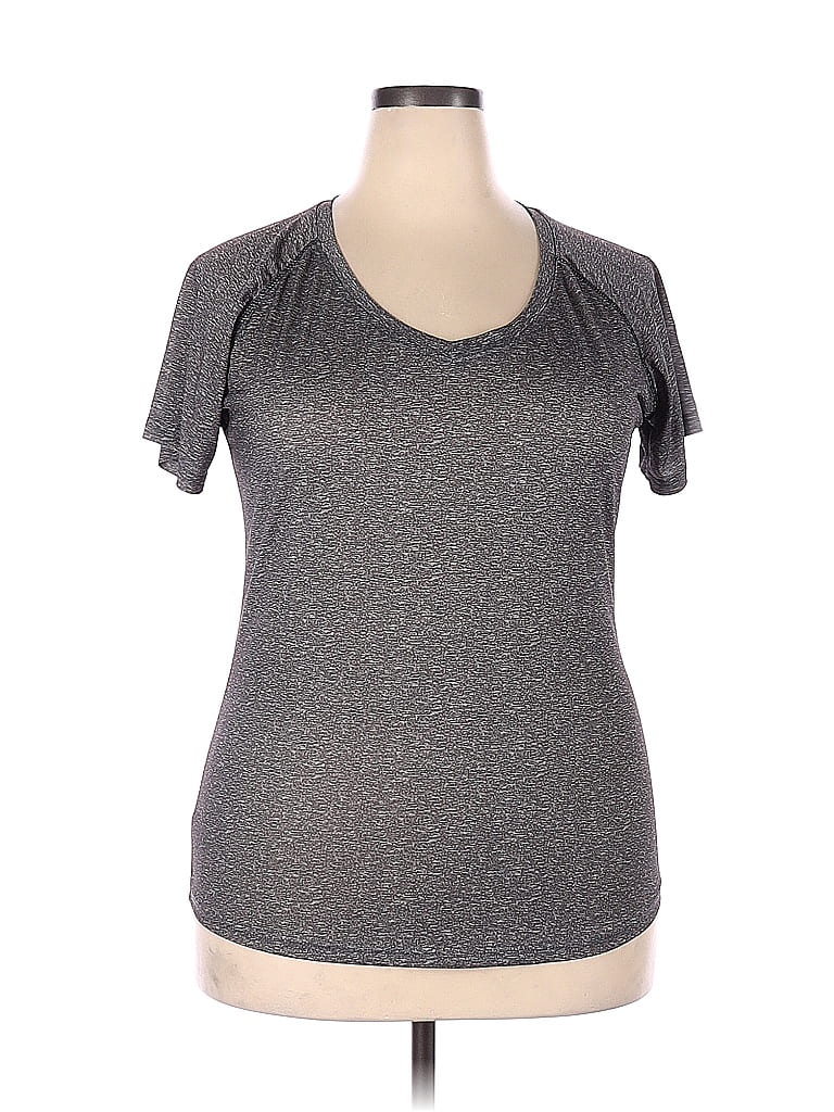 Game Time Gray Active T-Shirt Size 2X (Plus) - 45% off | thredUP