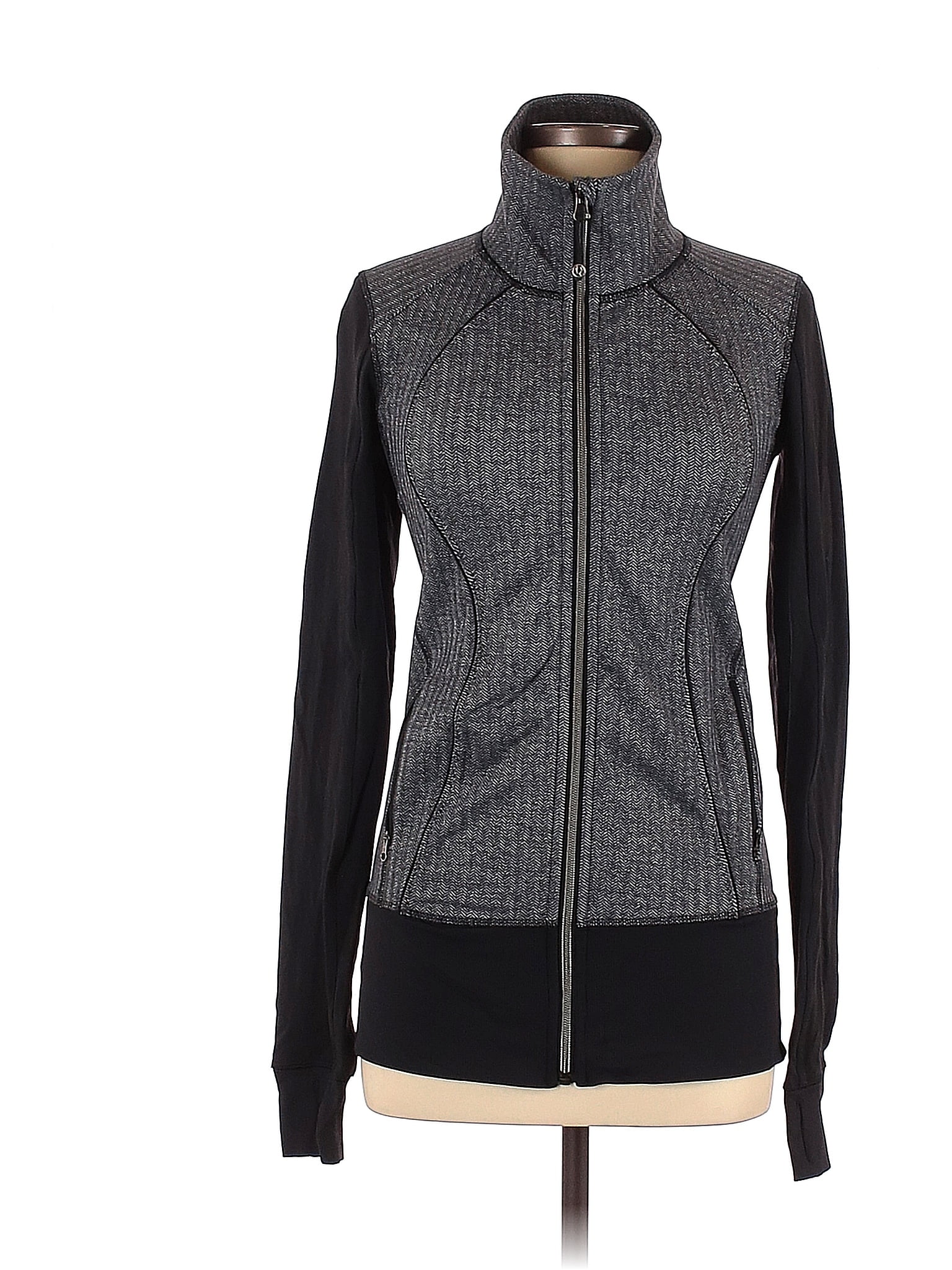 Lululemon Athletica Gray Track Jacket Size 6 - 53% off | thredUP