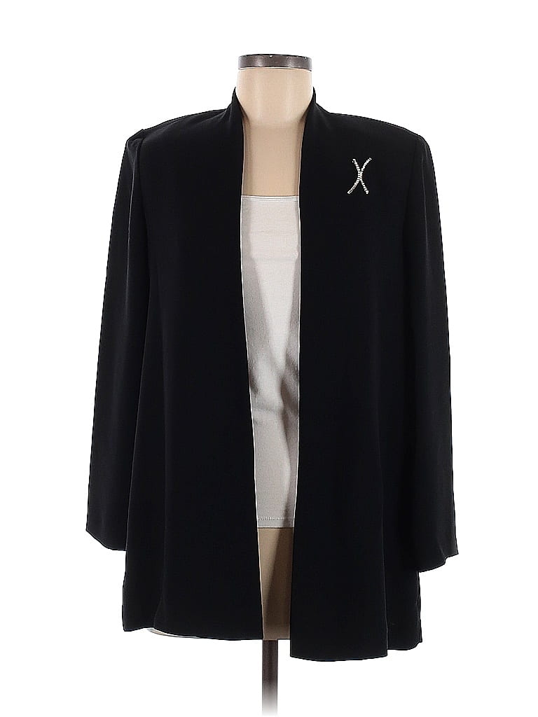 S.L. Fashions 100% Polyester Black Jacket Size 8 (Petite) - 87% off | ThredUp