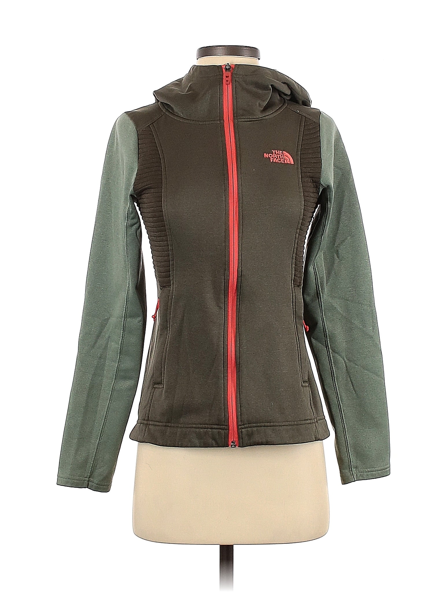 The North Face 100% Polyester Green Jacket Size XS - 61% off | thredUP