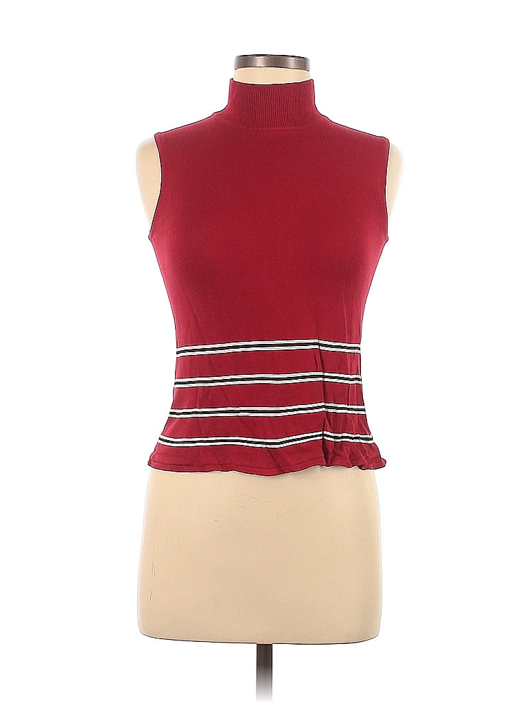 Spenser Jeremy Red Silk Pullover Sweater Size M 76 Off Thredup