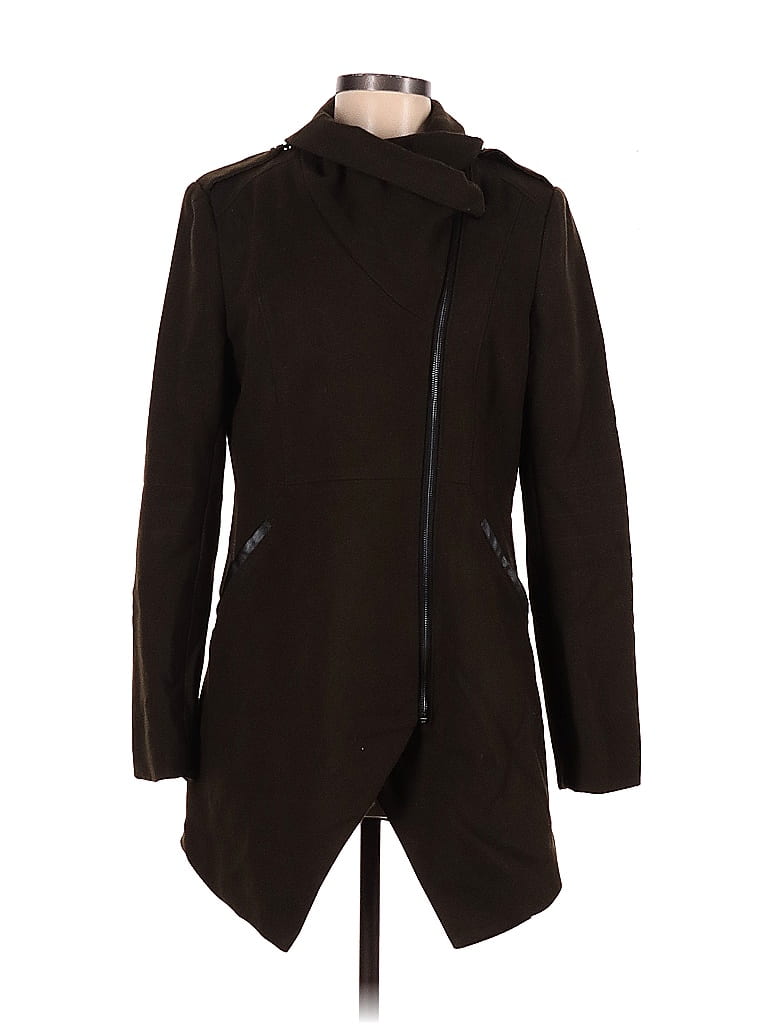 French Connection Green Coat Size M - 69% off | thredUP