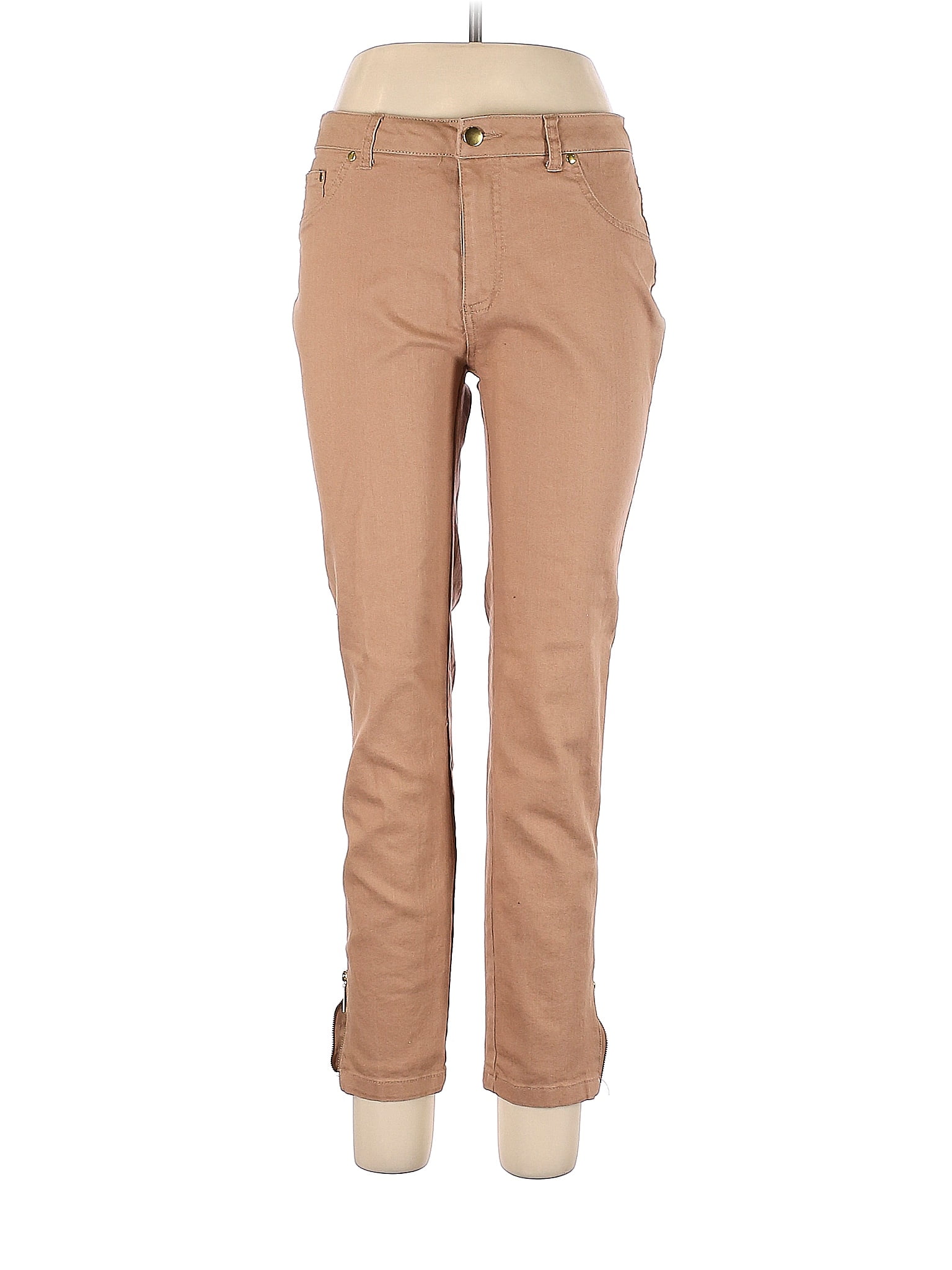 IMAN Tortoise Tan Jeans Size 10 - 81% off | ThredUp