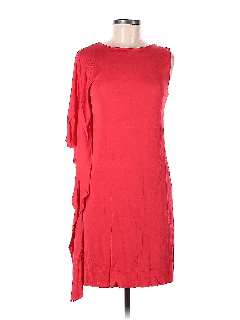 Maria Filo 100% Viscose Solid Red Cocktail Dress Size M - 84% off | ThredUp