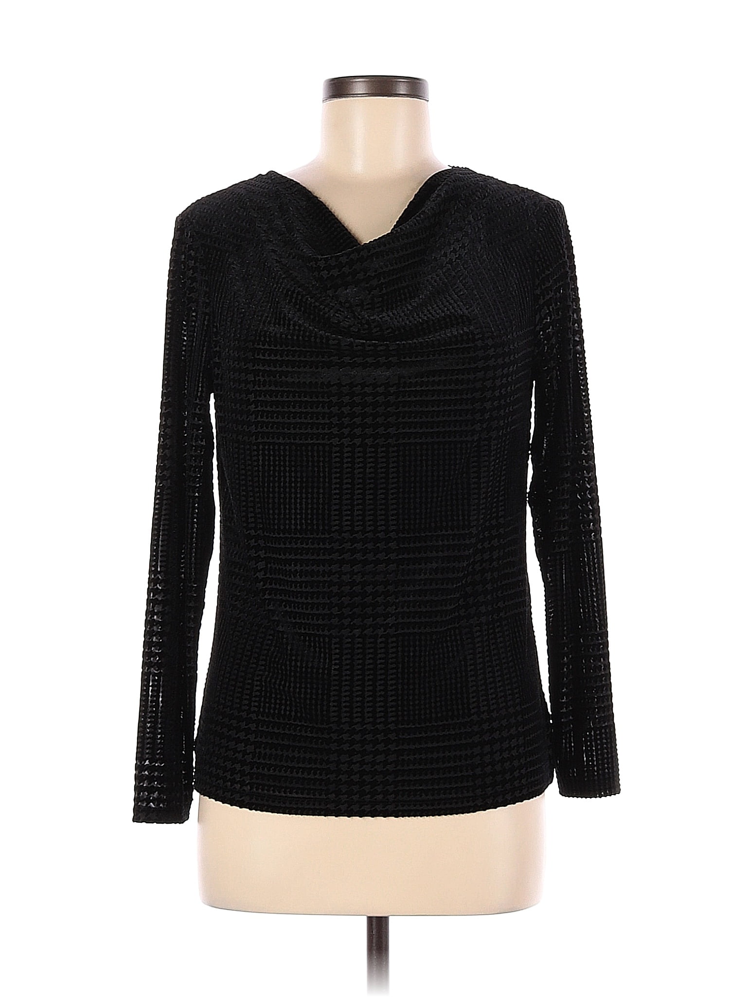 Talbots Black Long Sleeve Top Size M (Petite) - 80% off | thredUP