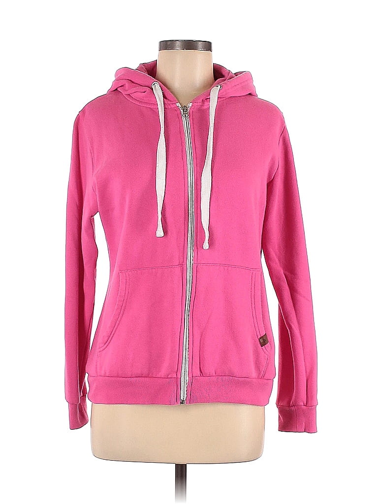 Doublju Pink Zip Up Hoodie Size M - 62% off | thredUP