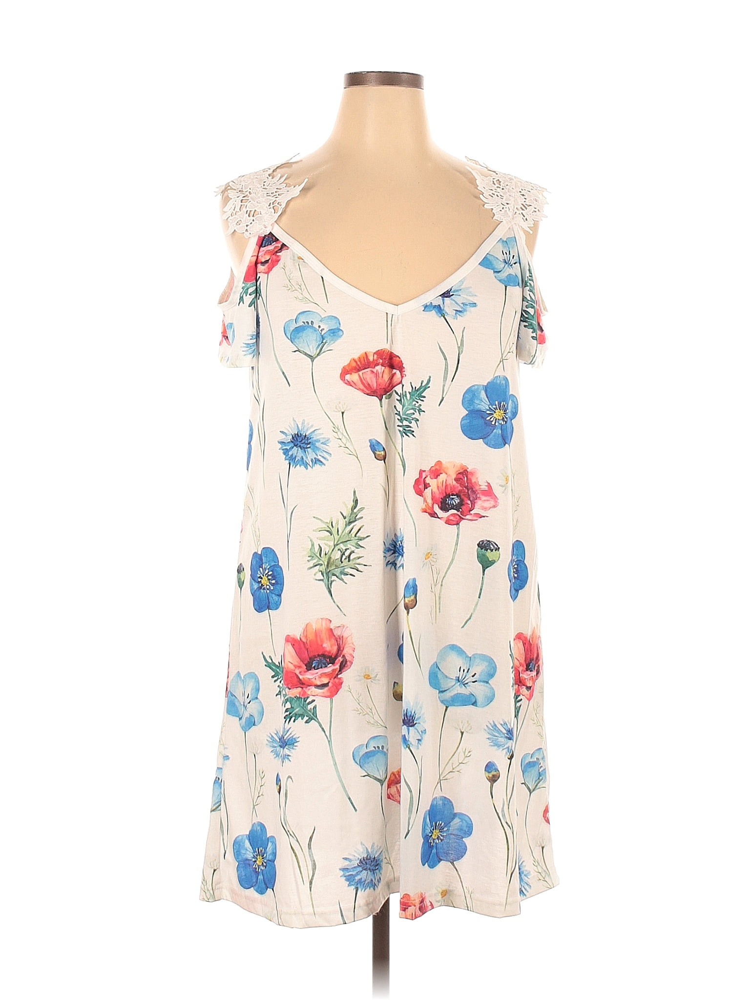 Unbranded Blue Casual Dress Size Xl 64 Off Thredup
