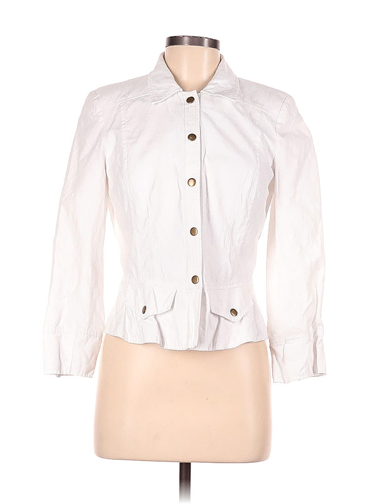 Peck & Peck White Jacket Size 6 - 74% off | thredUP