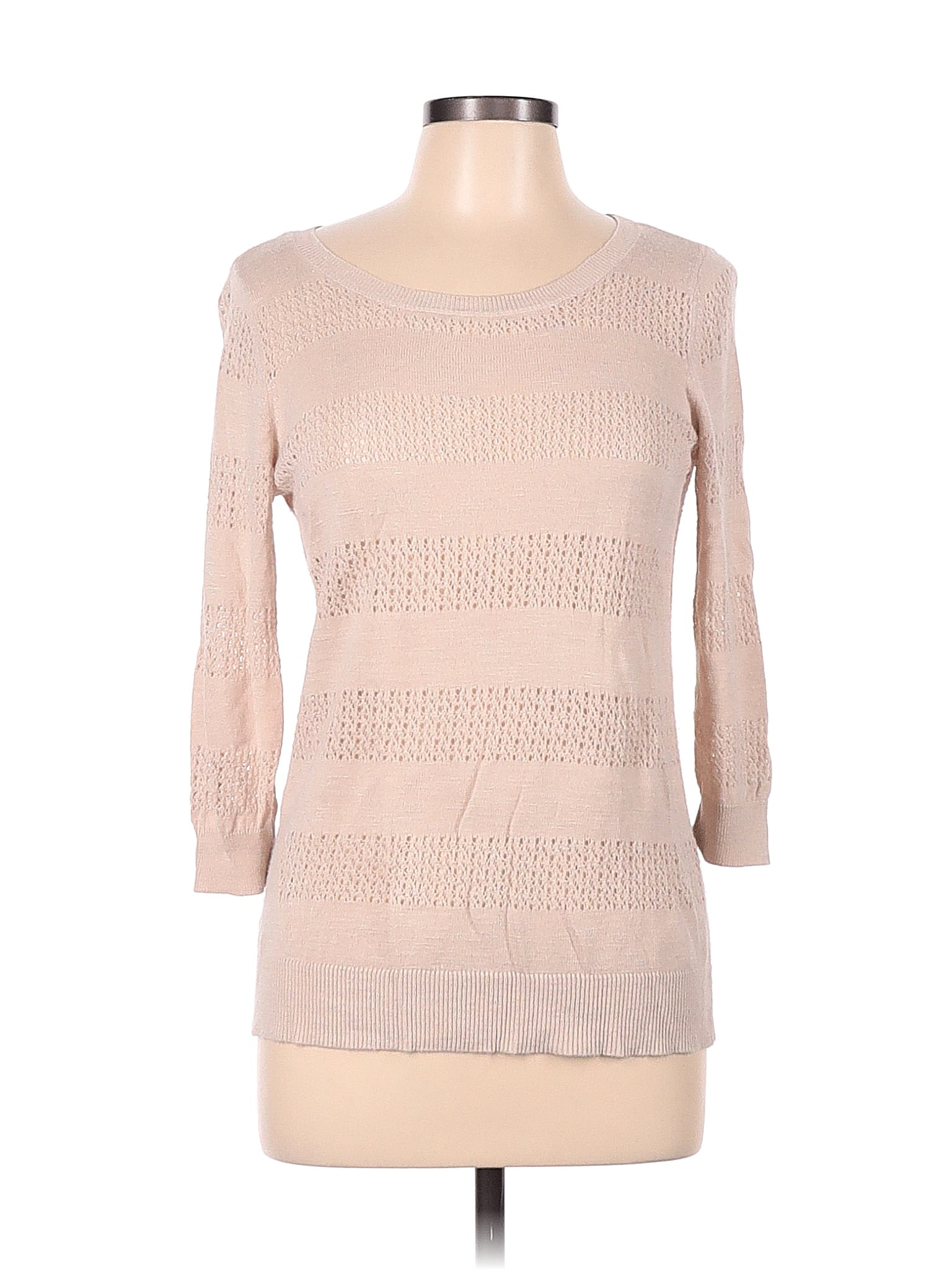 Ann Taylor Tan Pullover Sweater Size M - 77% off | thredUP