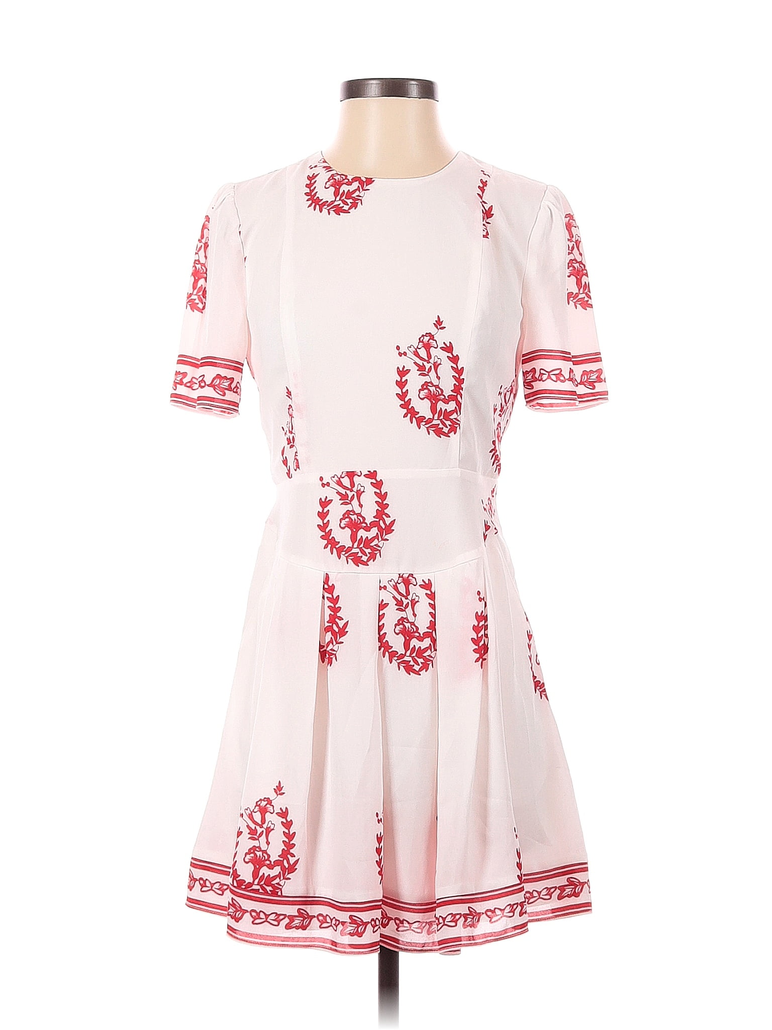 Tularosa 100% Polyester White Casual Dress Size S - 81% off | thredUP