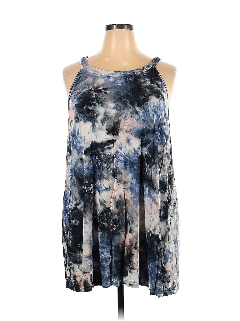Torrid Tie-dye Multi Color Blue Sleeveless Top Size 5X Plus (5) (Plus ...