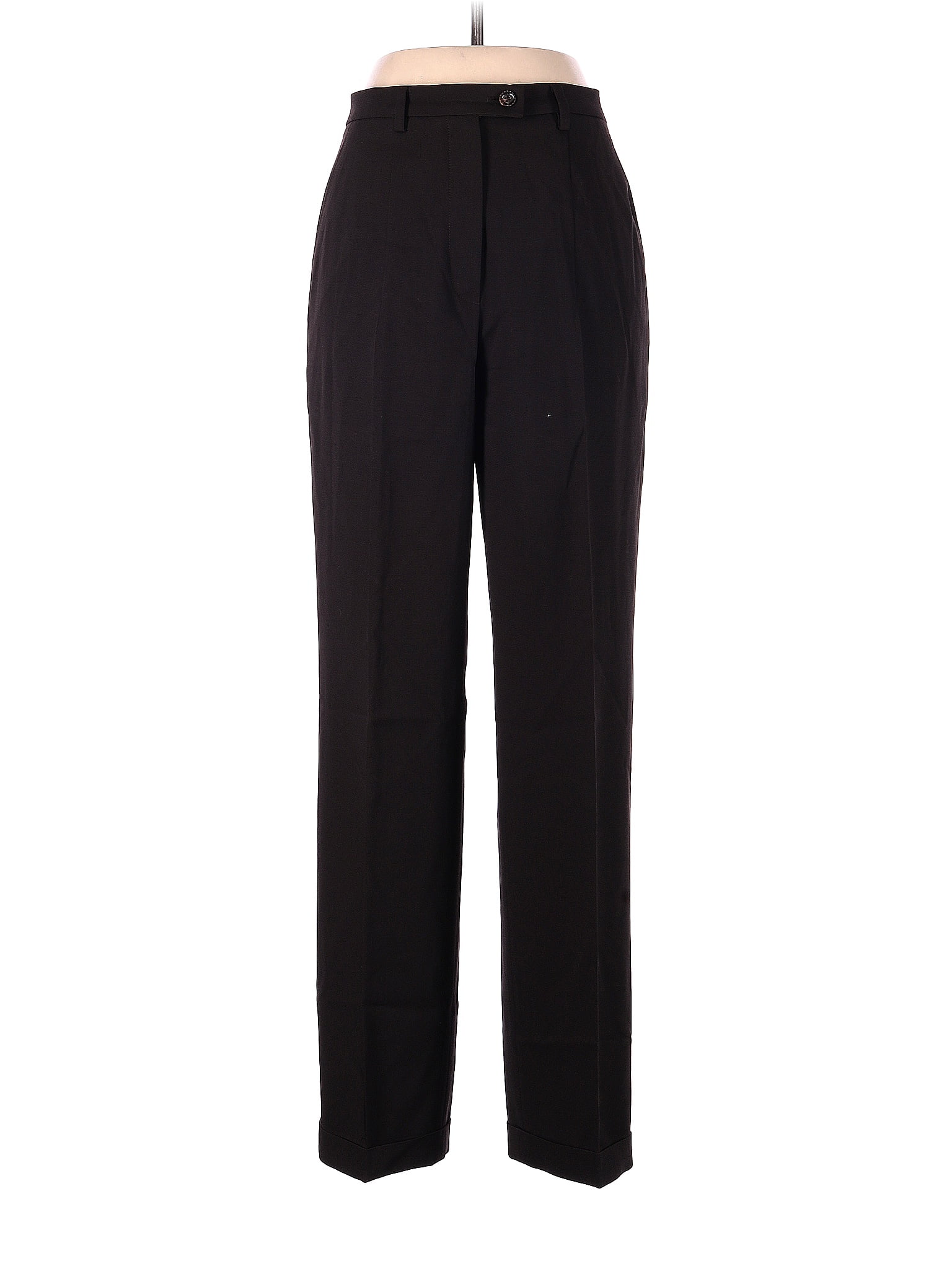 GUNEX Black Brown Wool Pants Size 8 - 84% off | thredUP