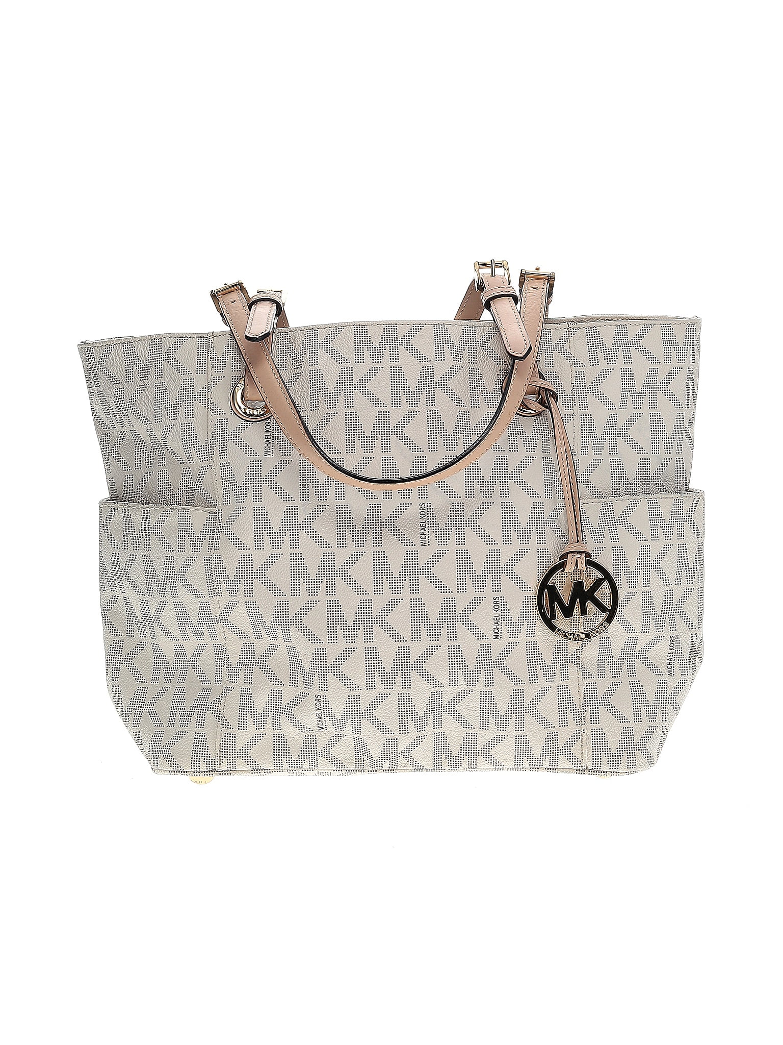 Michael Michael Kors 100 Leather Ivory Leather Tote One Size 66 Off