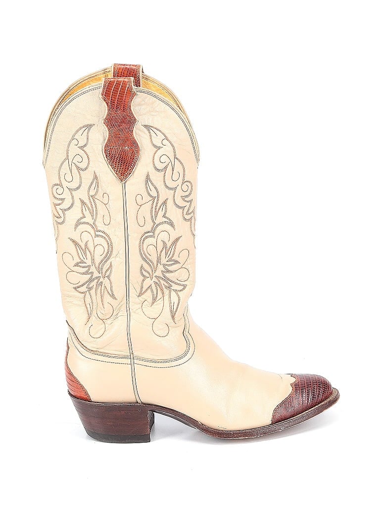 Justin Tan Boots Size 8 1/2 - 44% off | thredUP