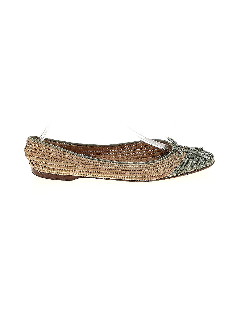 Emma Hope Stripes Multi Color Tan Flats Size 37.5 (EU) - 84% off | thredUP