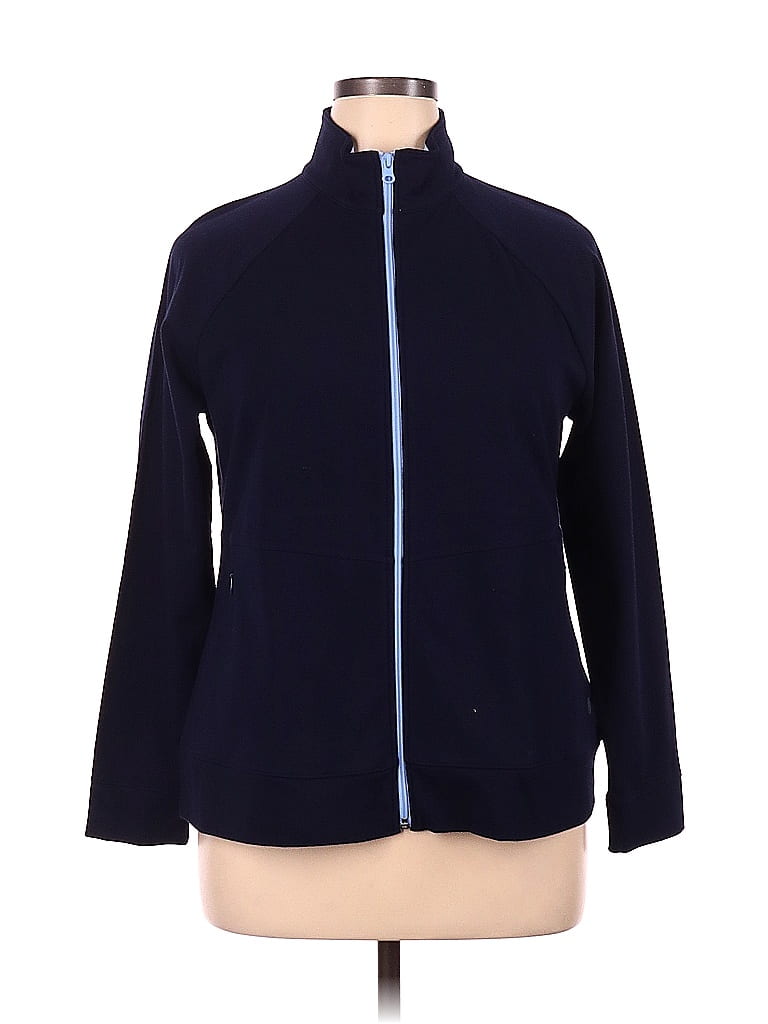 T by Talbots Blue Track Jacket Size XL (Petite) - 77% off | thredUP