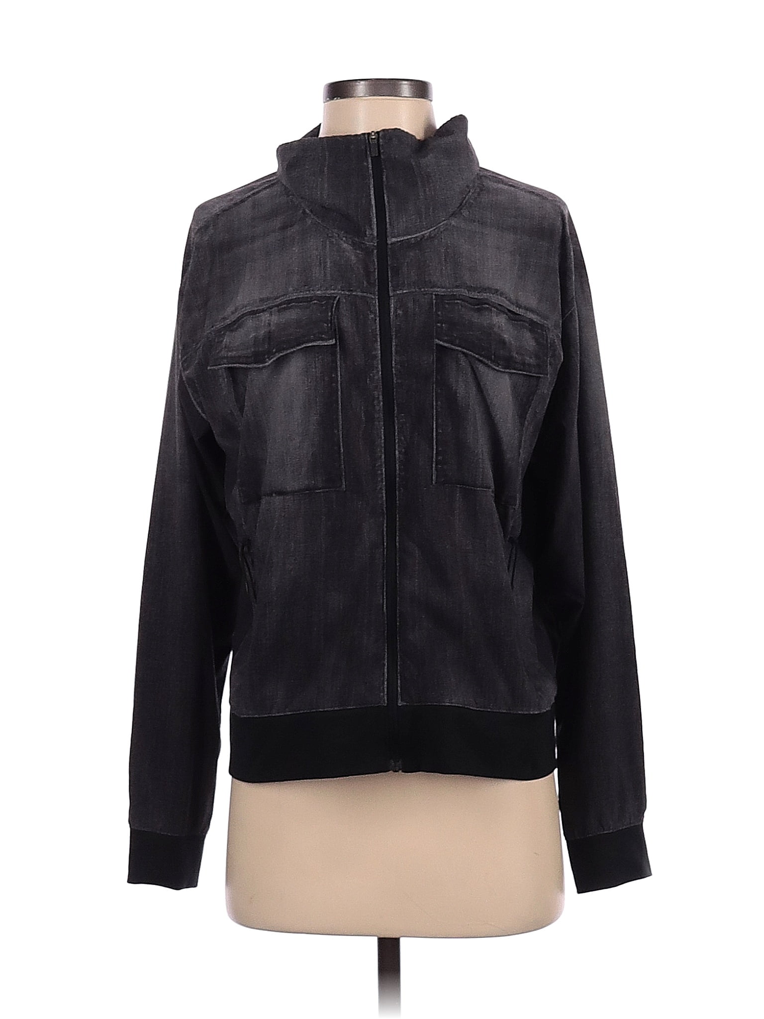 lucy Solid Black Jacket Size S - 69% off | thredUP