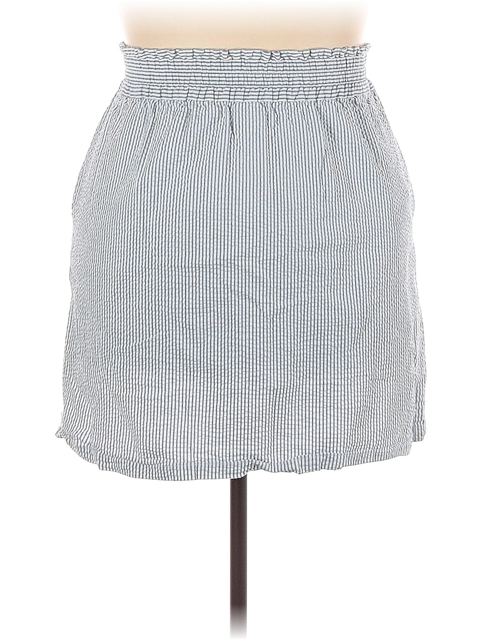 Jane And Delancey Checkered Gingham Stripes Multi Color White Casual