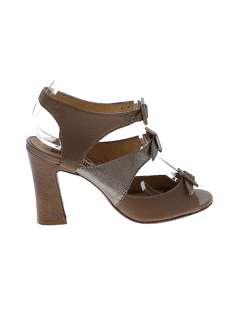 Faryl Robin 100% Leather Brown Tan Heels Size 7 - 89% off | ThredUp