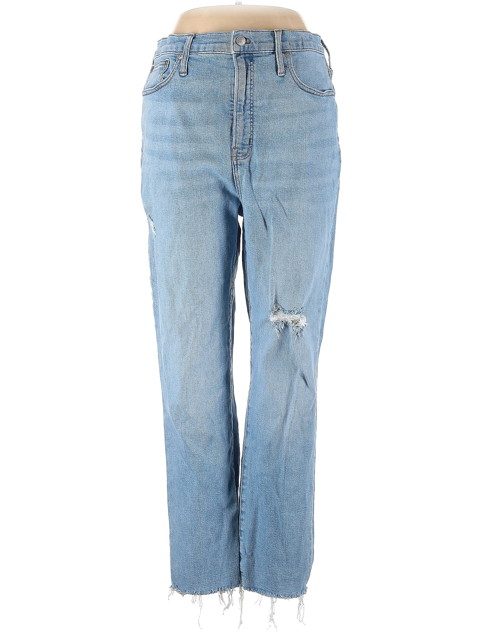 Madewell Solid Blue The Perfect Vintage Jean in Coffey Wash: Worn-In ...