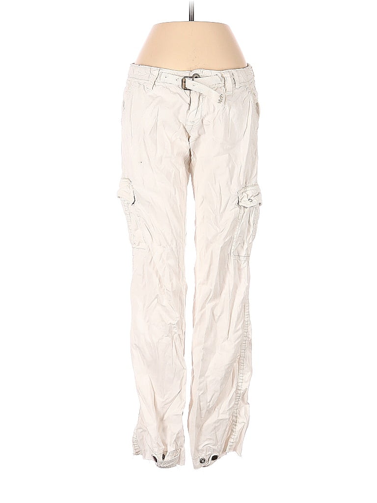 Assorted Brands 100% Cotton Solid Ivory Cargo Pants 25 Waist - 49% off ...