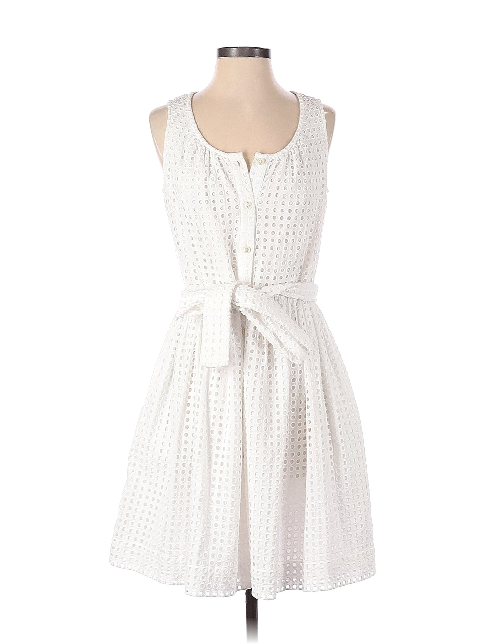 Broome Street Kate Spade New York 100% Cotton White Casual Dress Size S ...