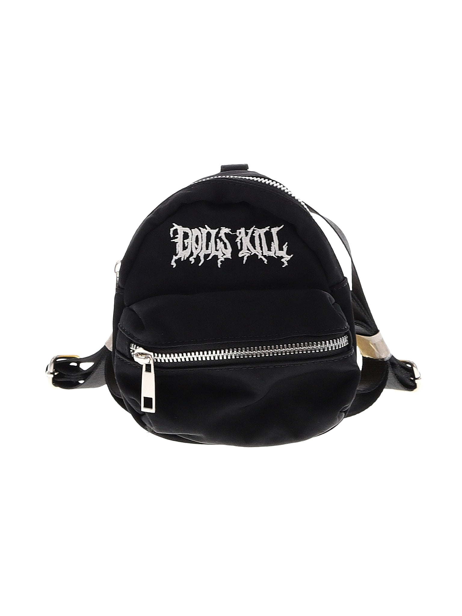 Dolls Kill Graphic Solid Black Backpack One Size - 57% off | thredUP
