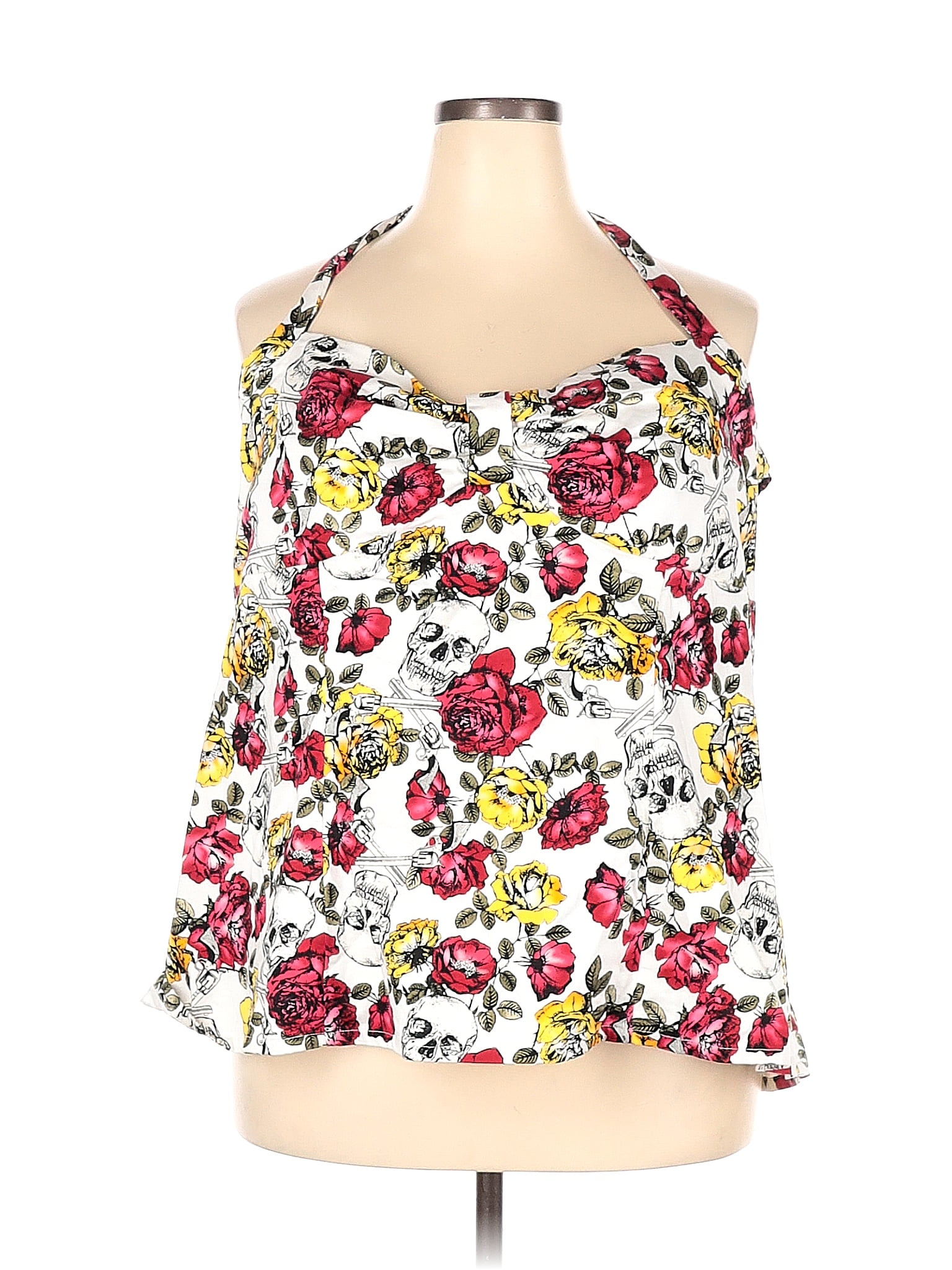 Assorted Brands Red Halter Top Size 5X (Plus) - 36% off | thredUP