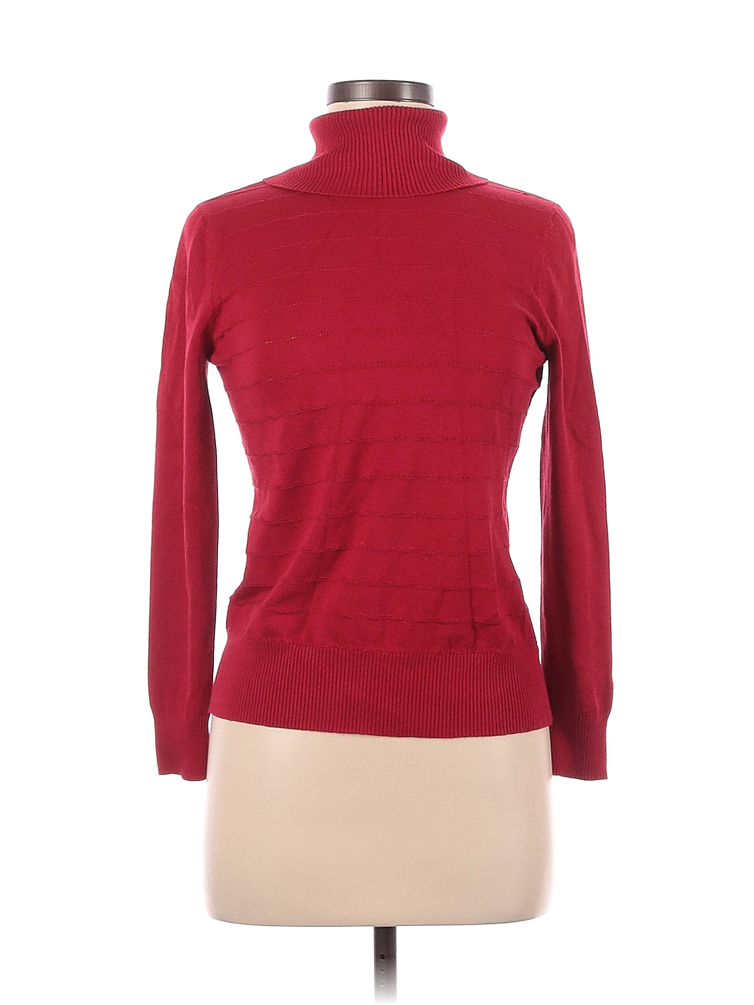 retrology Color Block Stripes Red Turtleneck Sweater Size S - 64% off ...