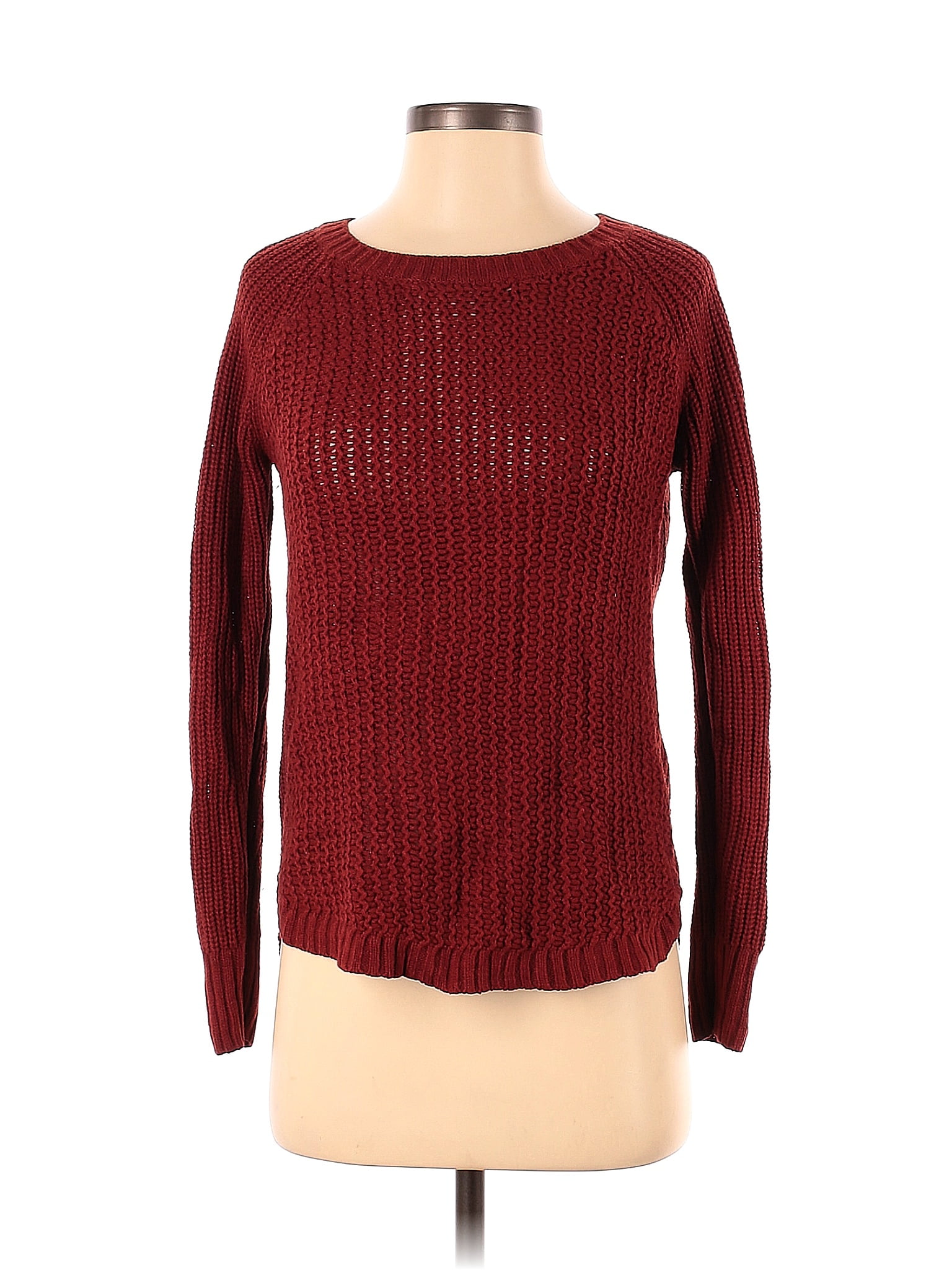 Pinque 100% Acrylic Burgundy Orange Pullover Sweater Size XS - 73% off ...