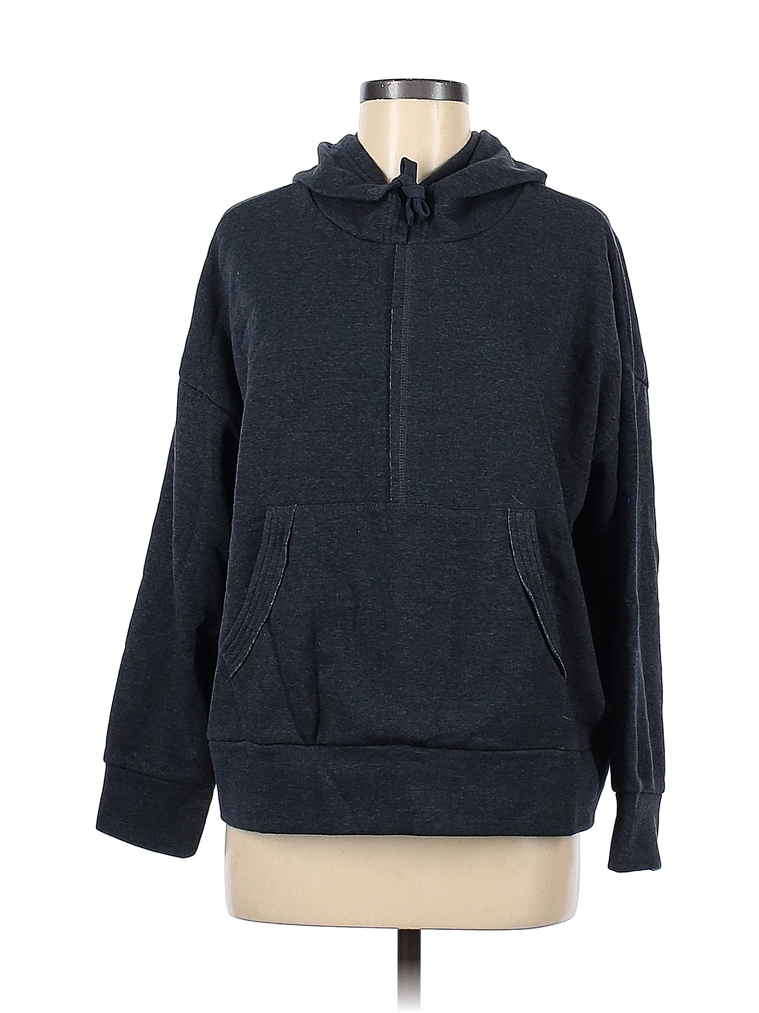 FP Movement Solid Blue Pullover Hoodie Size M - 36% off | thredUP