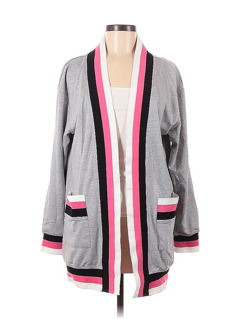 Haute Shore Color Block Marled Gray Jacket One Size - 76% off | thredUP