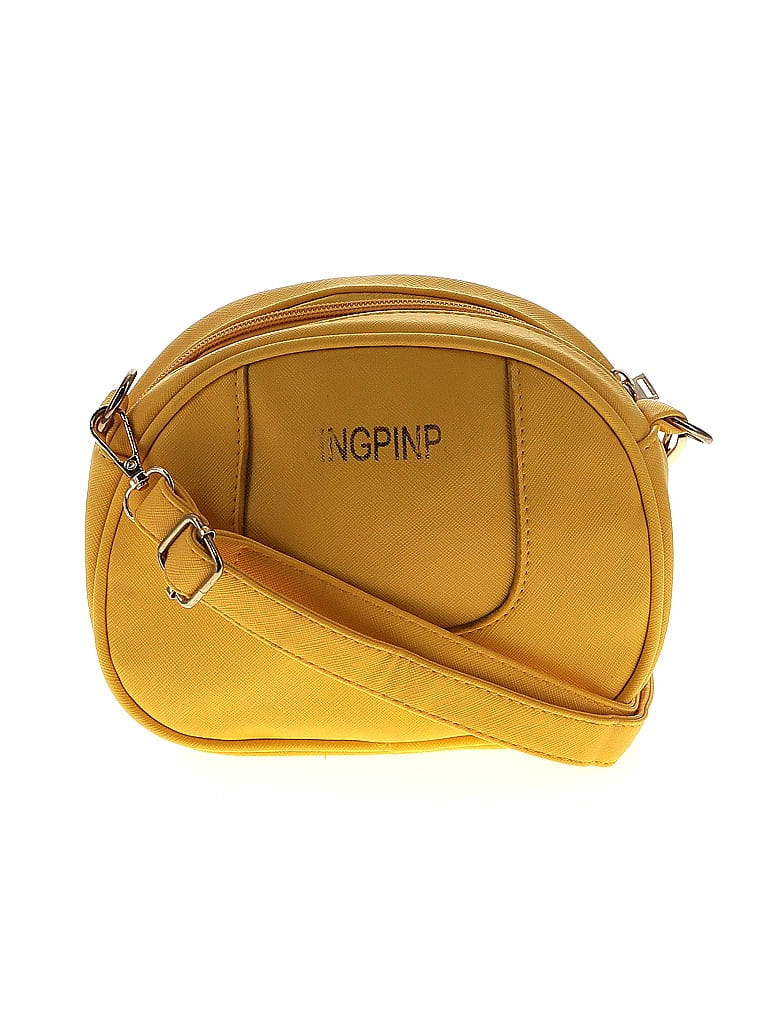 Jingpin Graphic Solid Yellow Shoulder Bag One Size - 64% off | thredUP