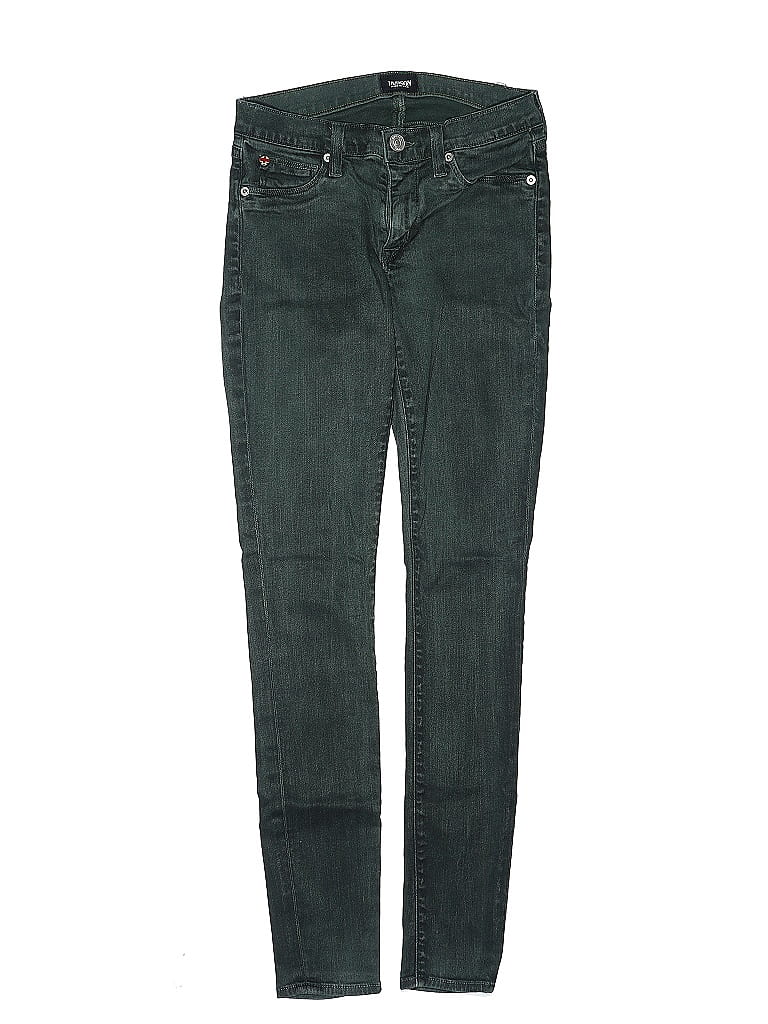 Hudson Solid Green Jeans Size 26 - 69% off | thredUP