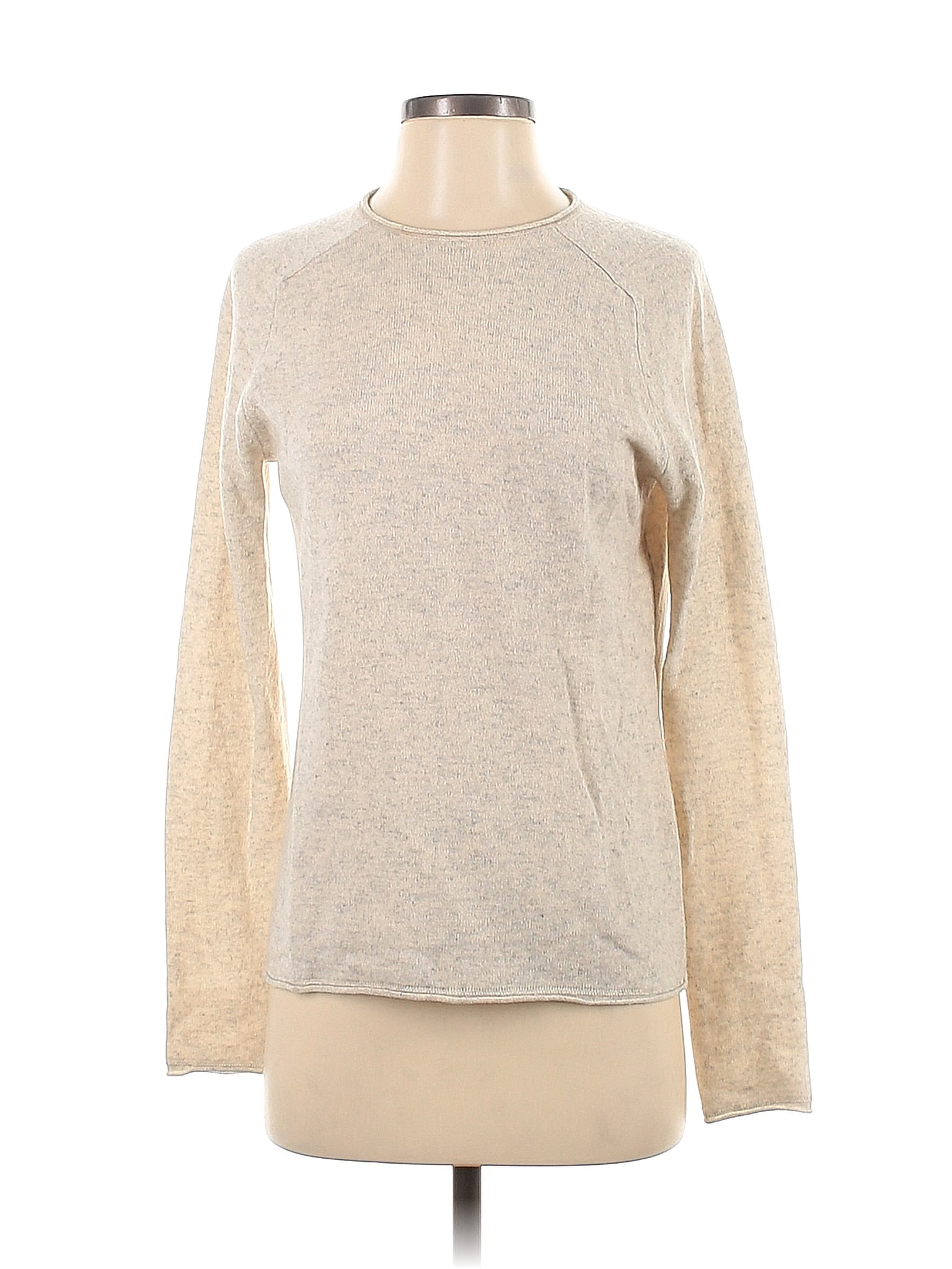 M Magaschoni 100% Cashmere Ivory Cashmere Pullover Sweater Size XS - 74 ...