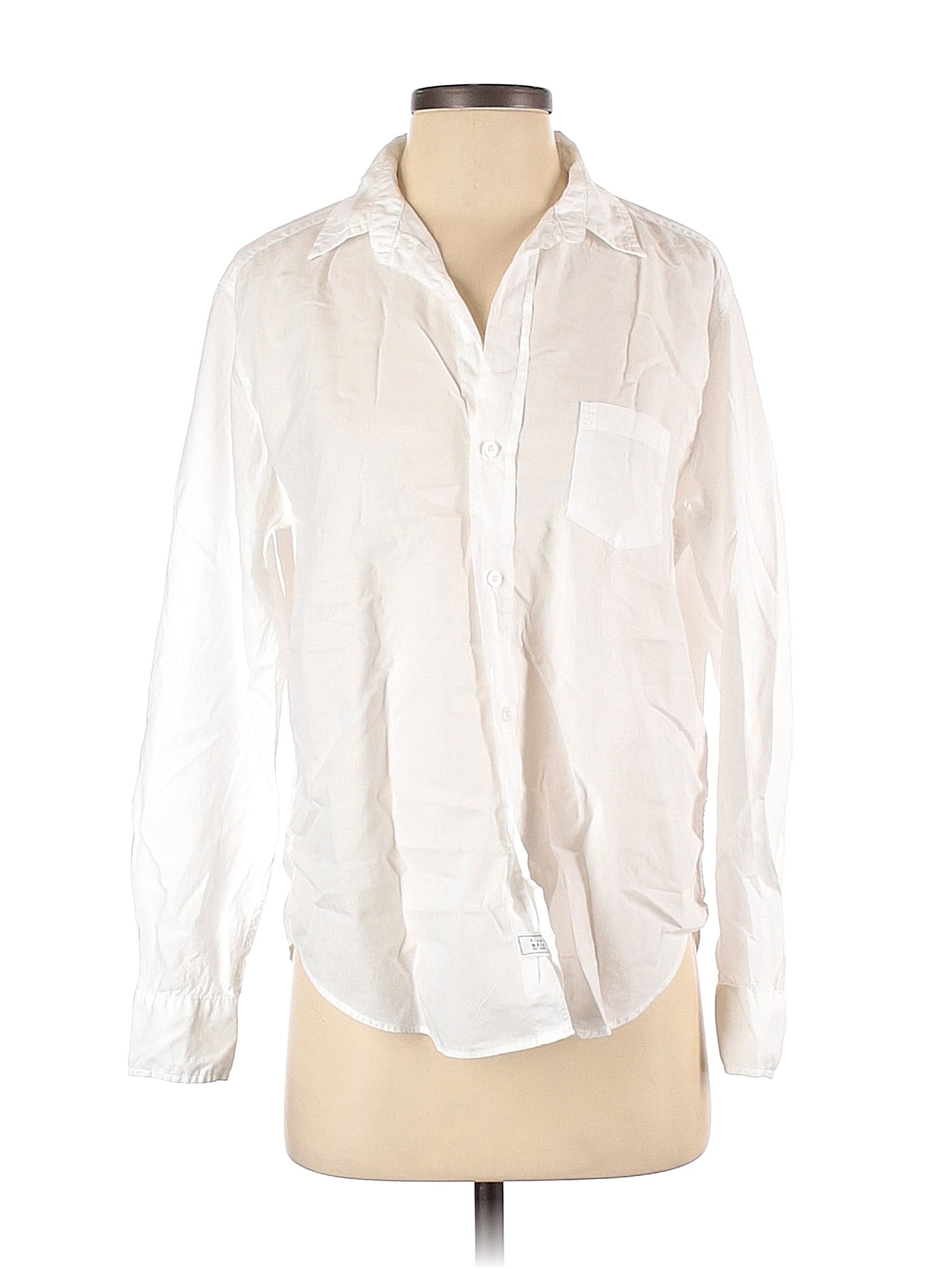 Frank & Eileen 100% Cotton White Long Sleeve Button-Down Shirt Size XS - 75% off | thredUP