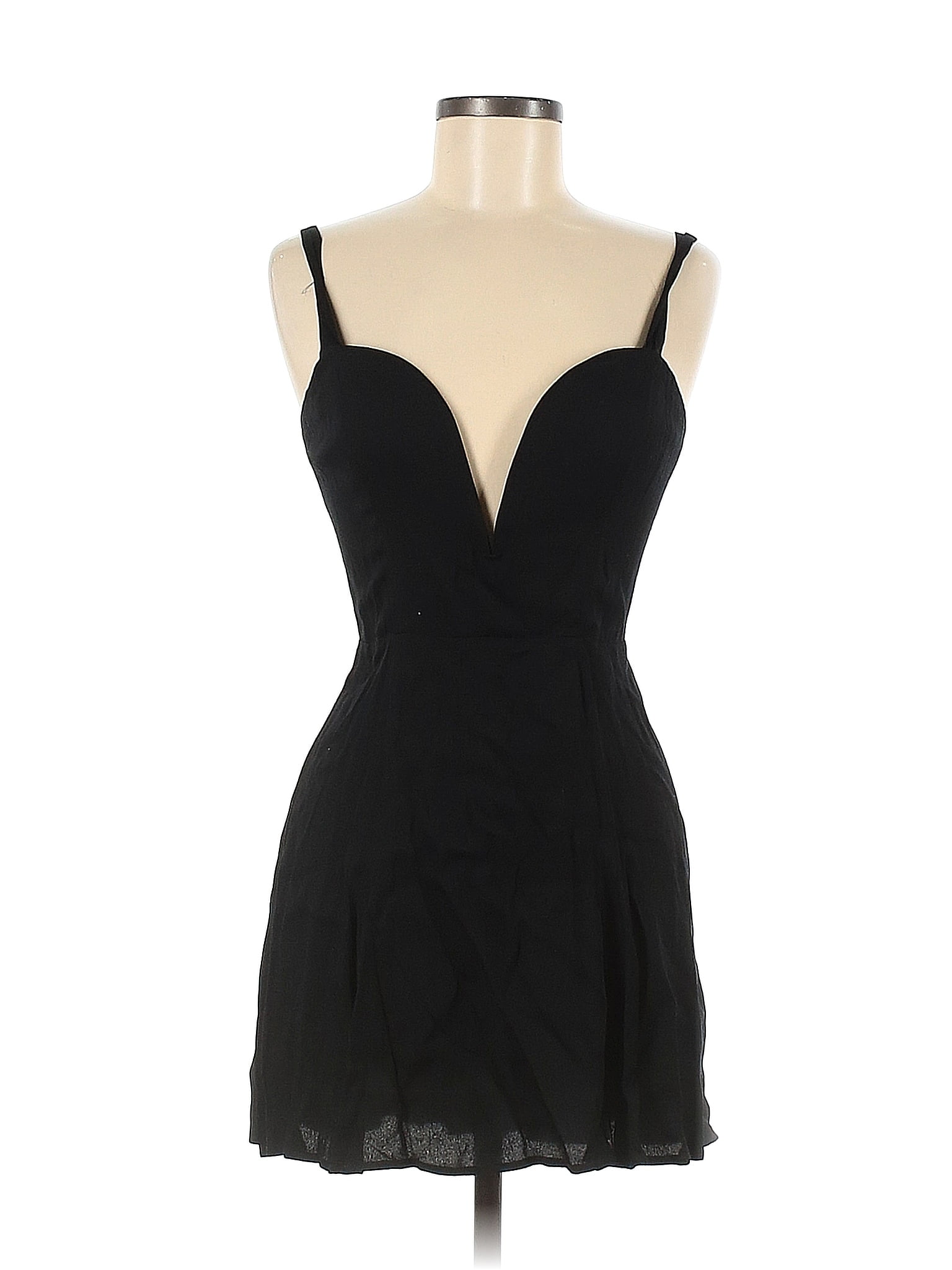 Reformation Solid Black Cocktail Dress Size 4 - 66% off | thredUP