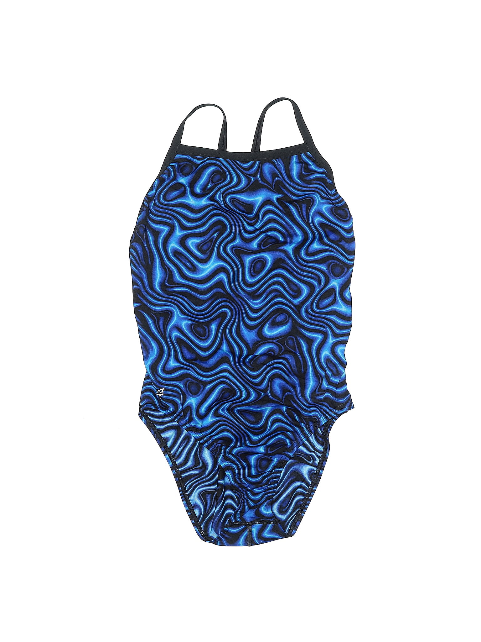 Speedo 100% Nylon Blue One Piece Swimsuit Size 8 - 49% off | thredUP