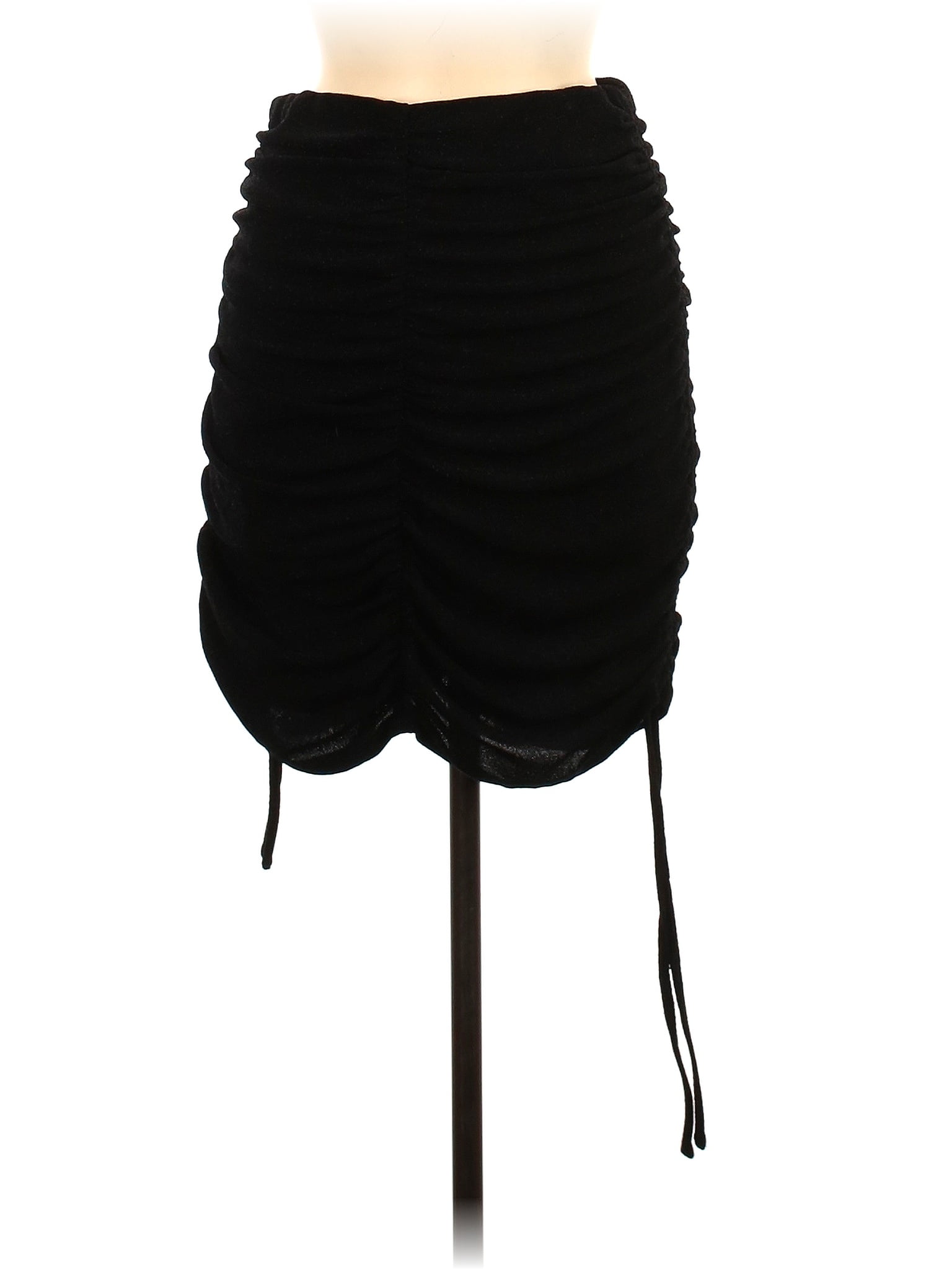 Minkpink Solid Black Casual Skirt Size M 71 Off Thredup