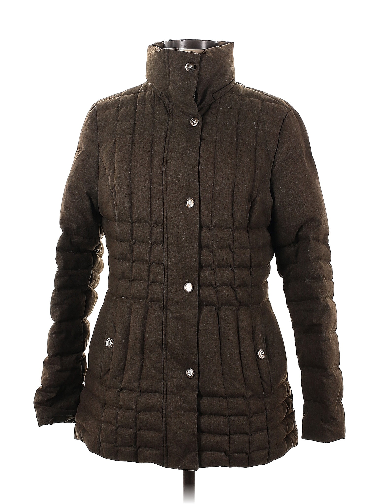 Assorted Brands 100% Polyester Solid Brown Jacket Size 38 (EU) - 60% ...