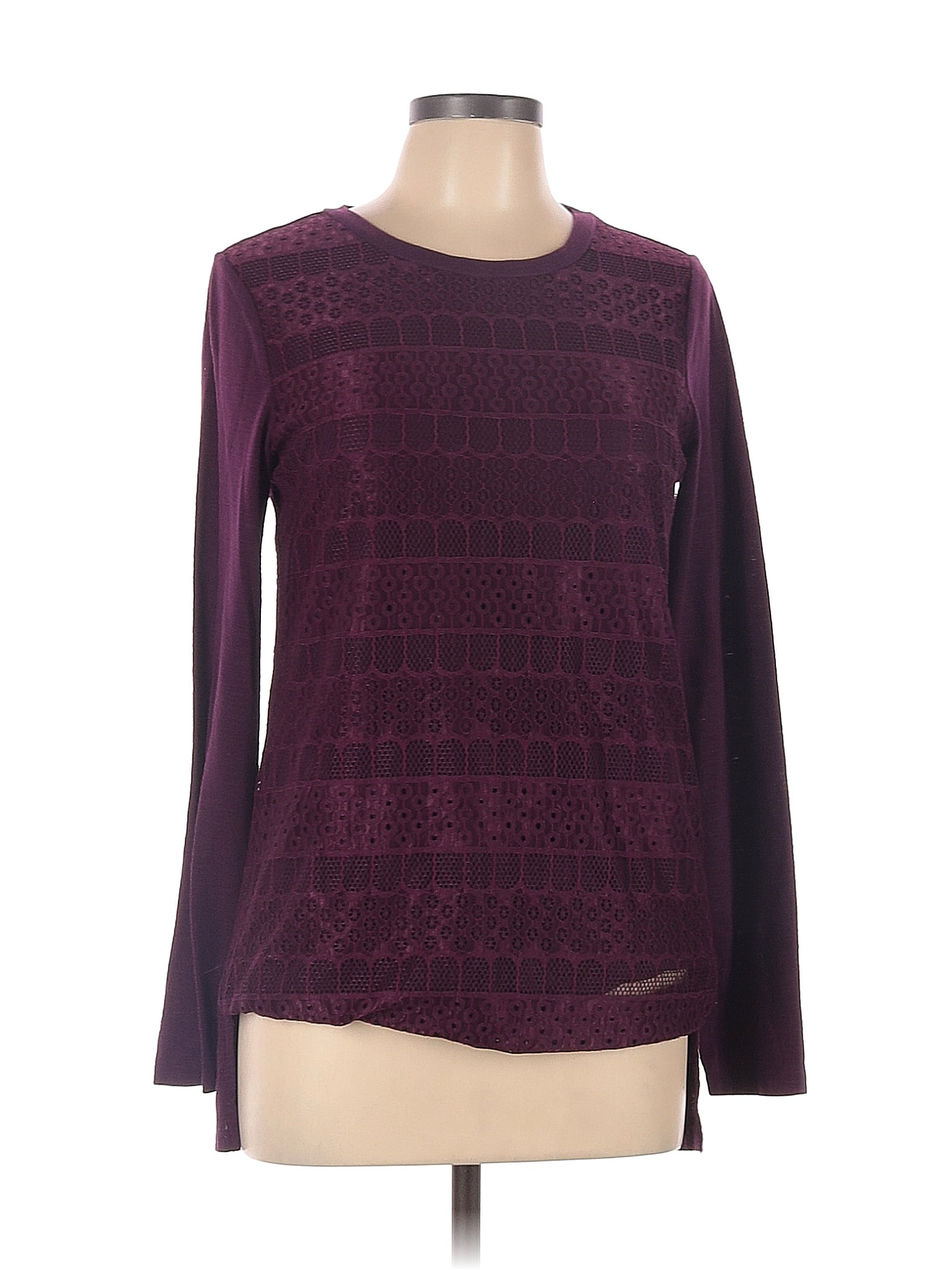 Company Ellen Tracy Purple Long Sleeve Top Size M - 42% off | ThredUp