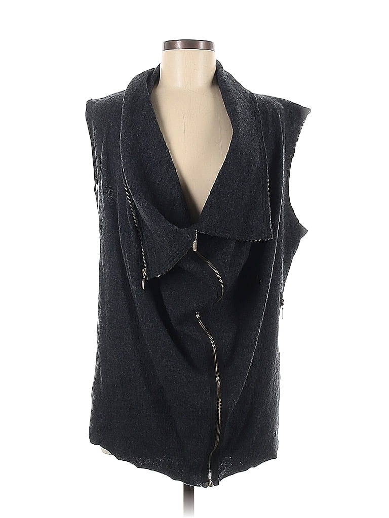 by Gro Abrahamsson 100% Wool Solid Gray Black Jacket Size M - 79% off ...