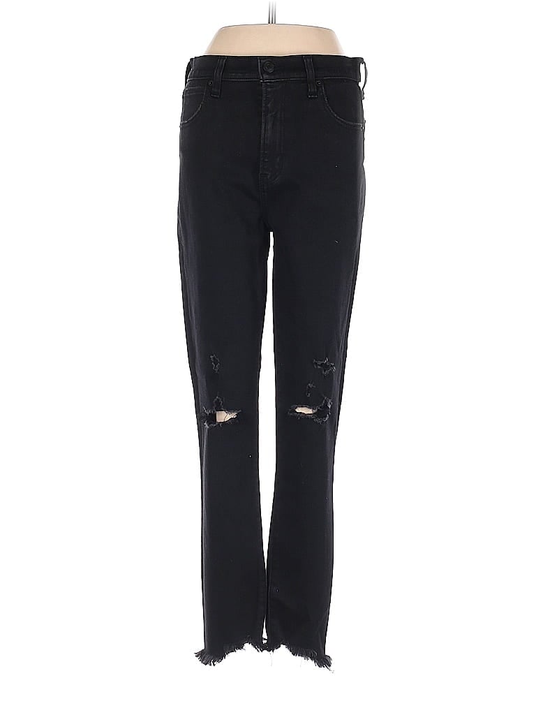Abercrombie & Fitch Solid Black Jeans Size 4 - 78% off | ThredUp