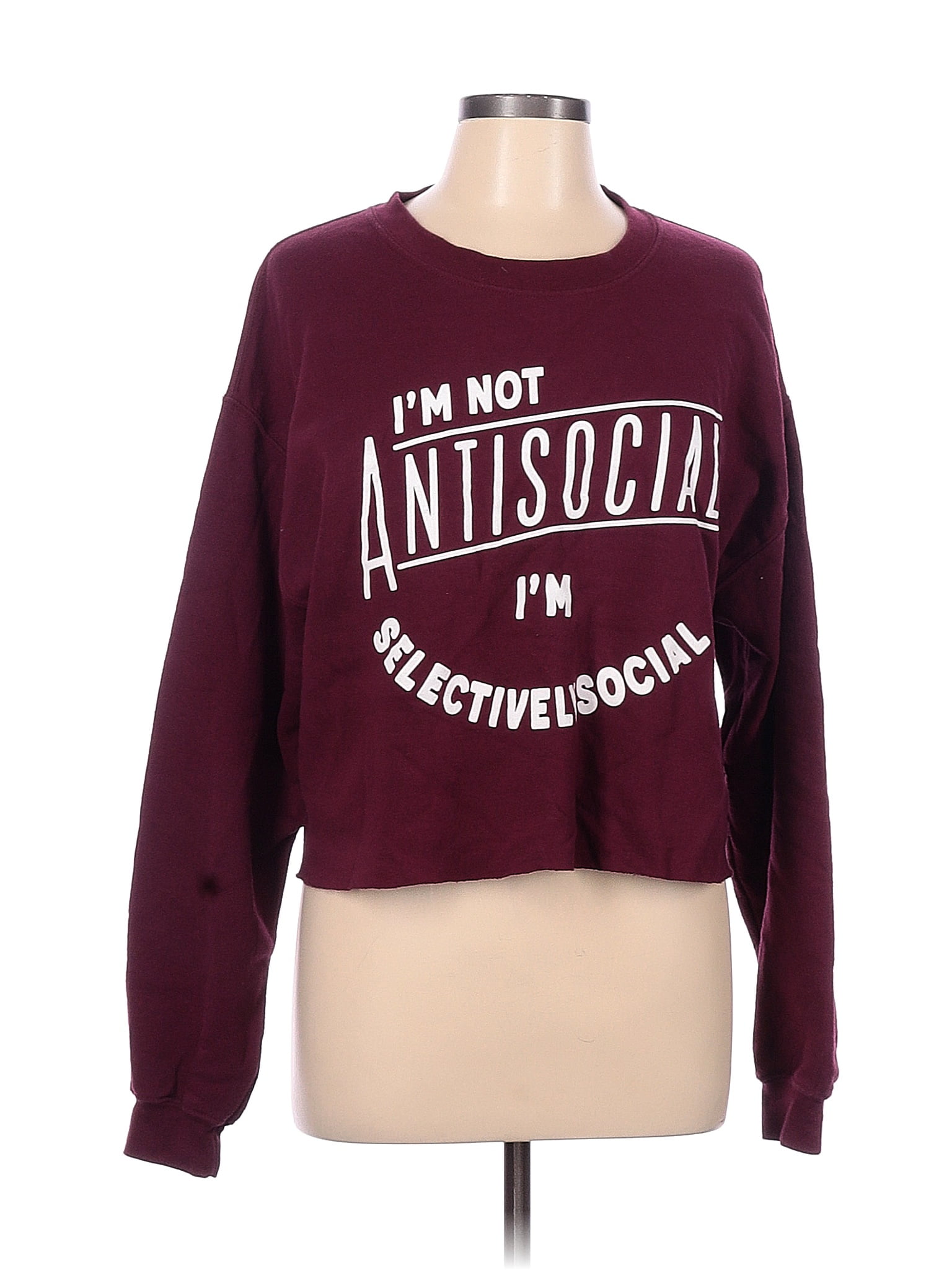 Cold Crush Burgundy Sweatshirt Size L - 50% off | thredUP