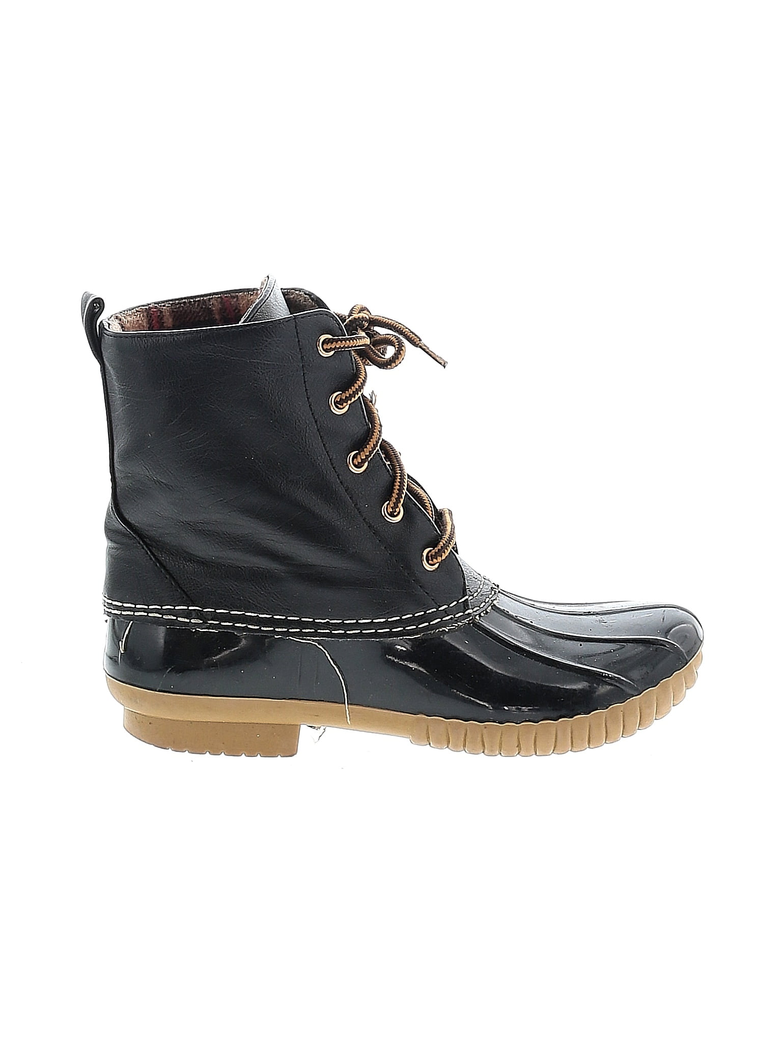 Wild Diva Black Rain Boots Size 5 1/2 - 26% off | thredUP